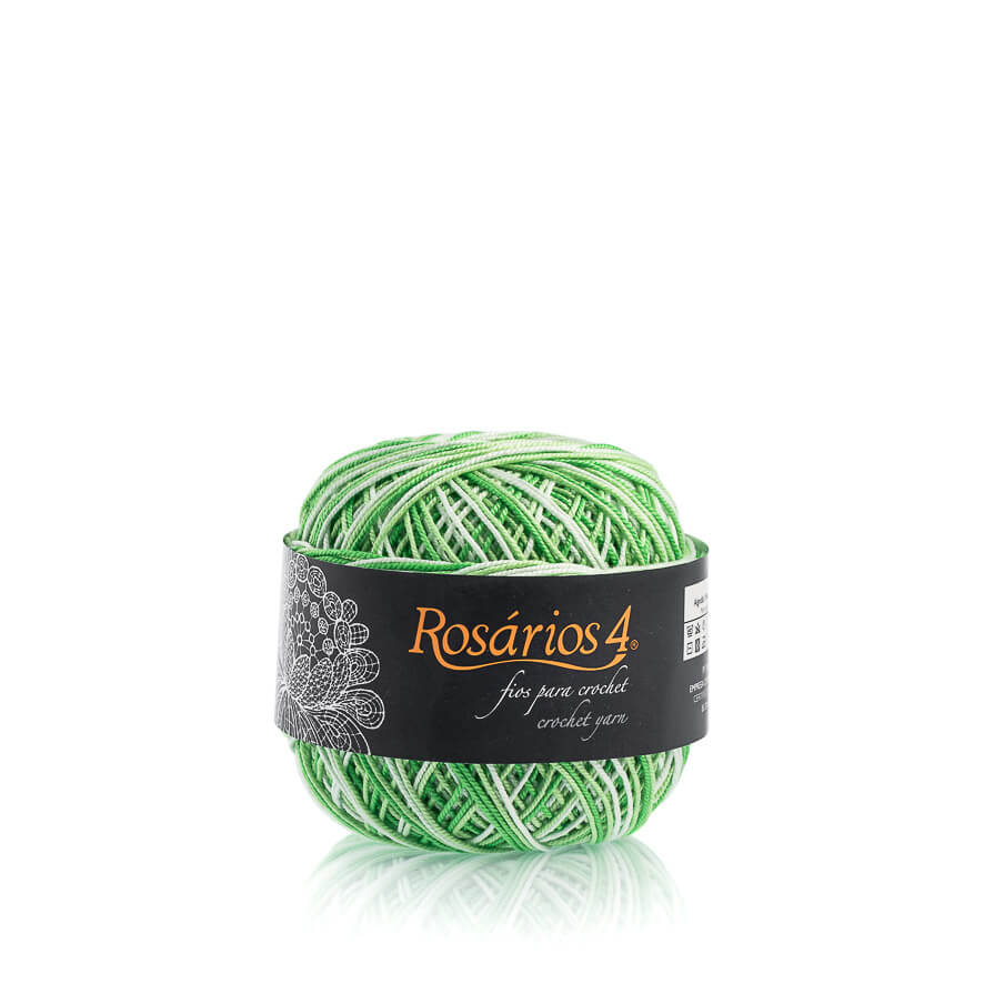 Linha de crochet – cores matizadas – Rosários 4
